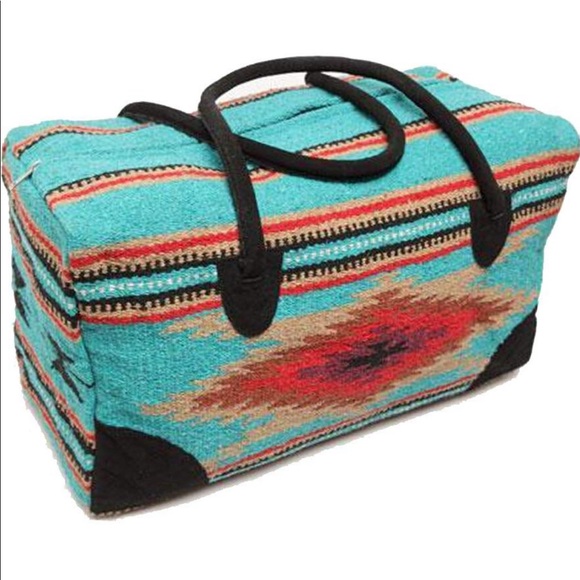 Bags | Southwest Western Aztec Style Travel Bag | Poshmark